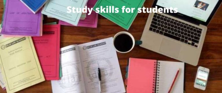 Study skills for students in Elementary, High School & College